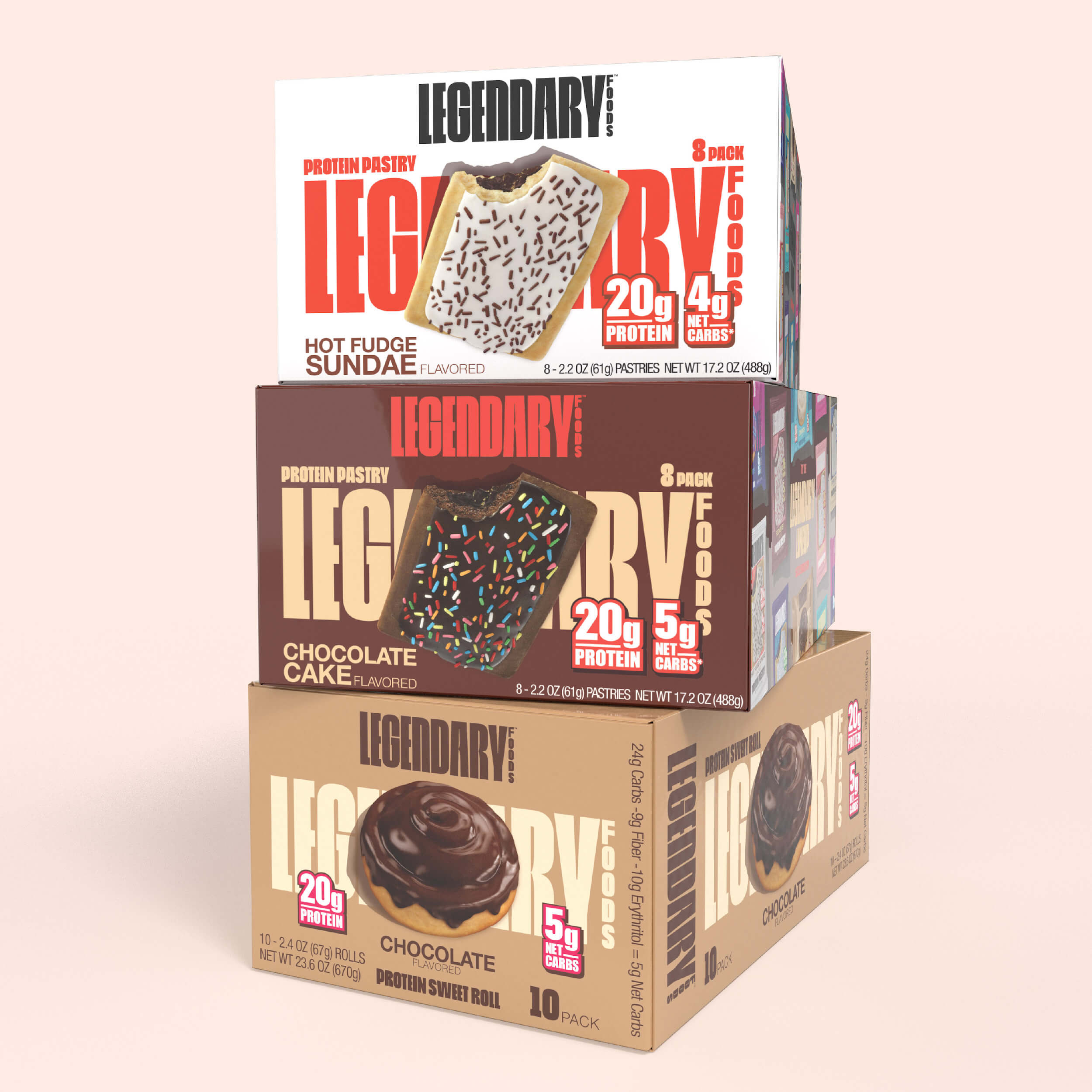 Chocolate Protein Snack Bundle | Legendary Foods