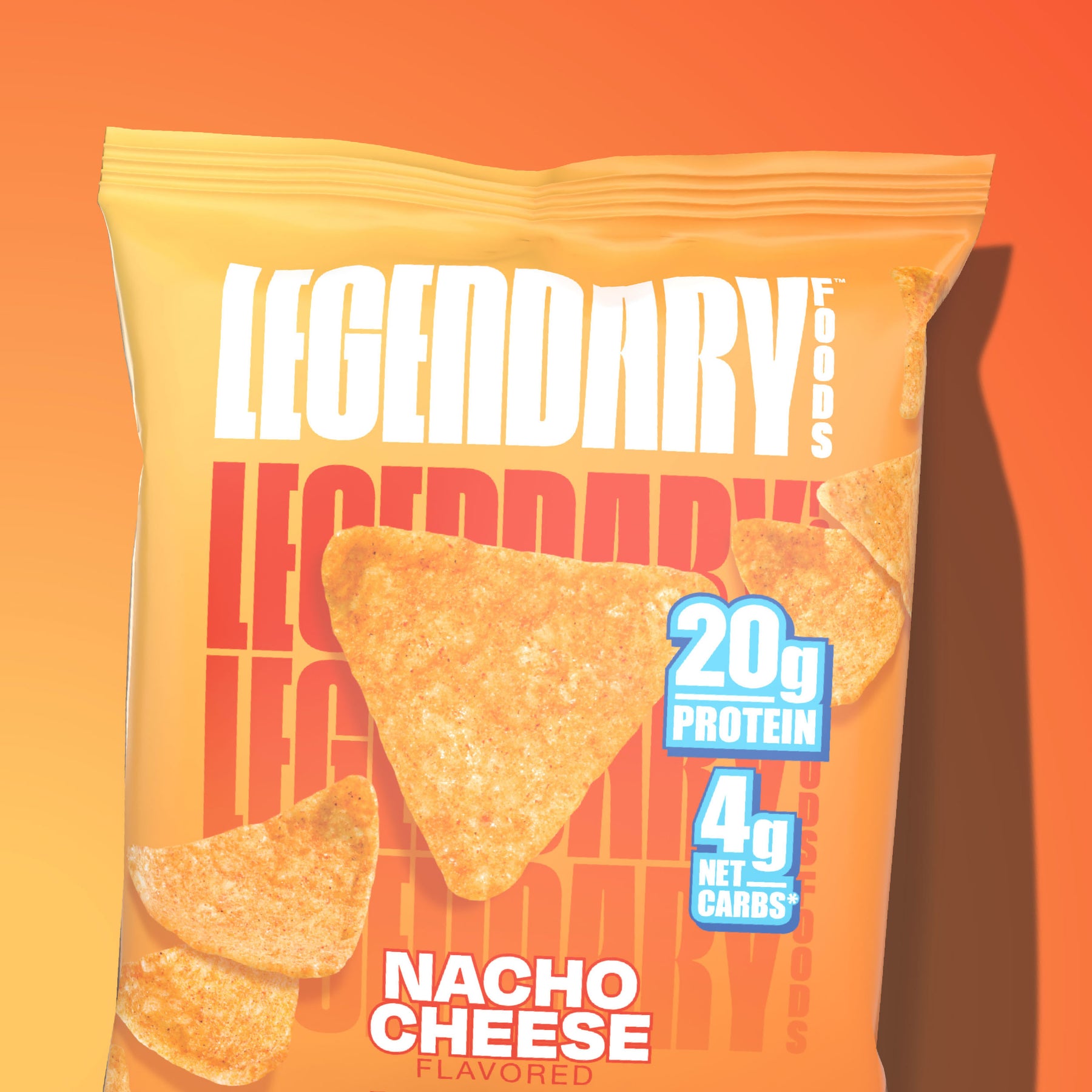 Nacho Cheese Popped Protein Chips | Legendary Foods