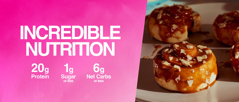 Cinnamon Protein Sweet Roll | Legendary Foods