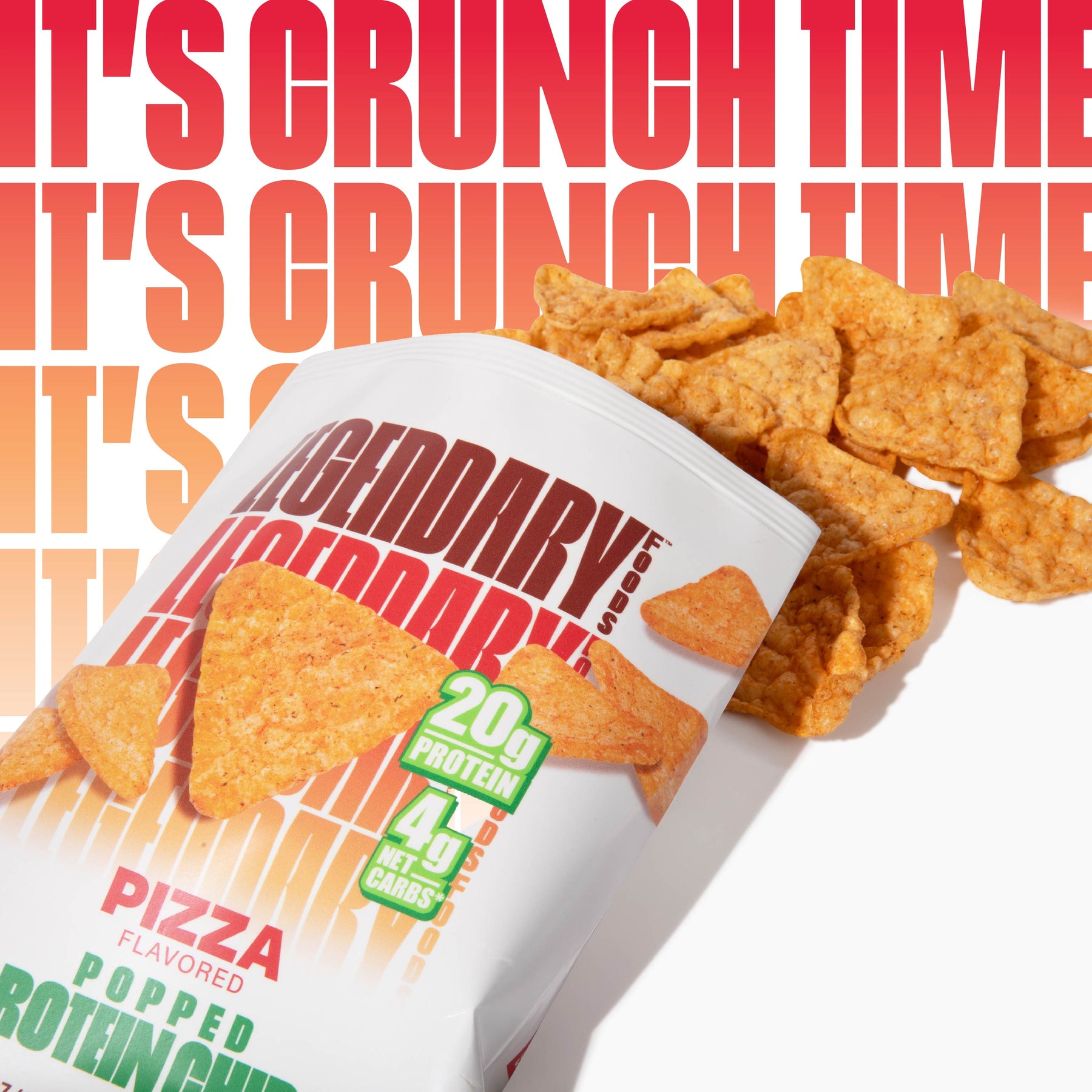 Pizza Popped Protein Chips – Legendary Foods