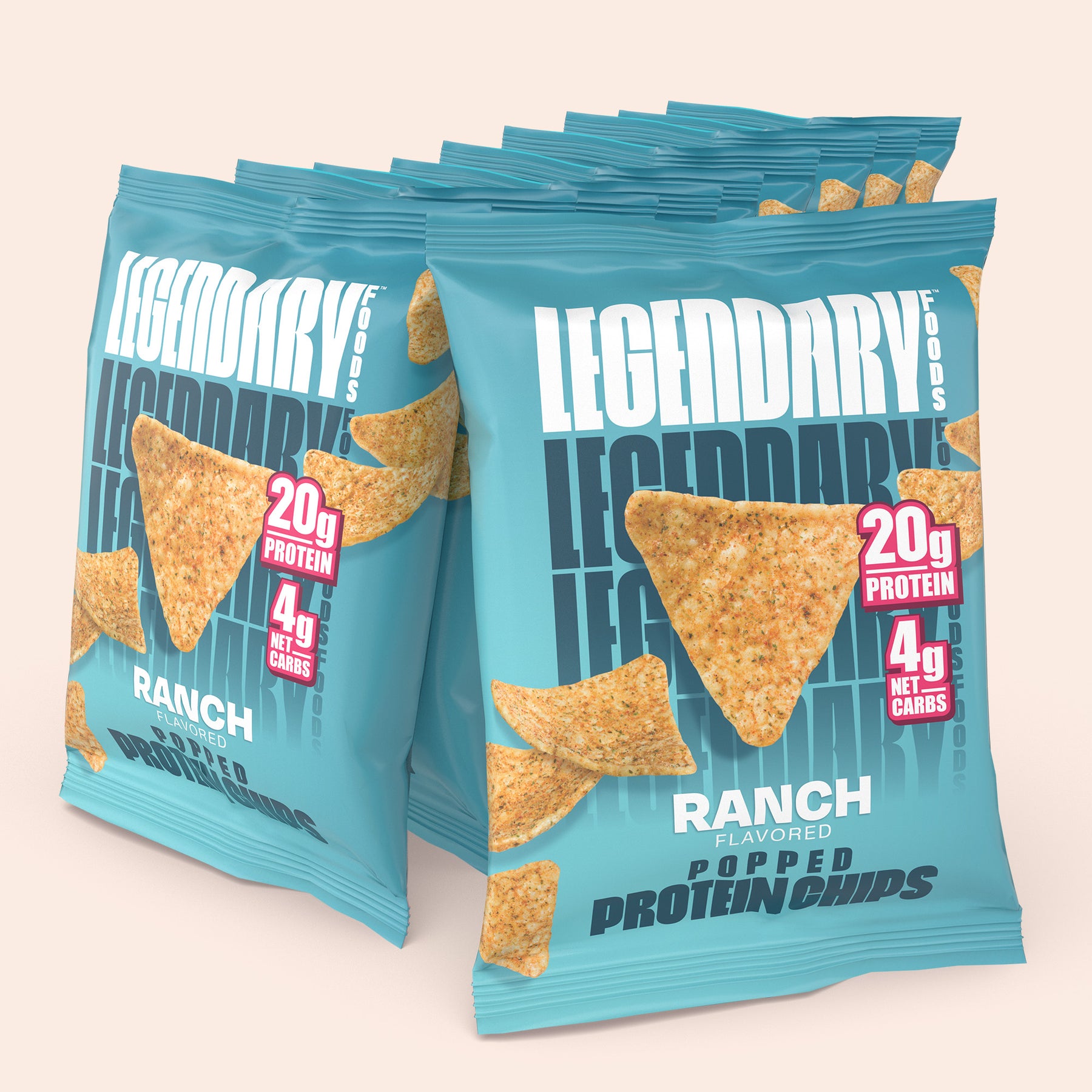 Ranch Flavored Popped Protein Chips | Legendary Foods